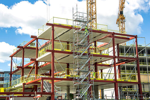 Edge protection standard system for safe construction sites